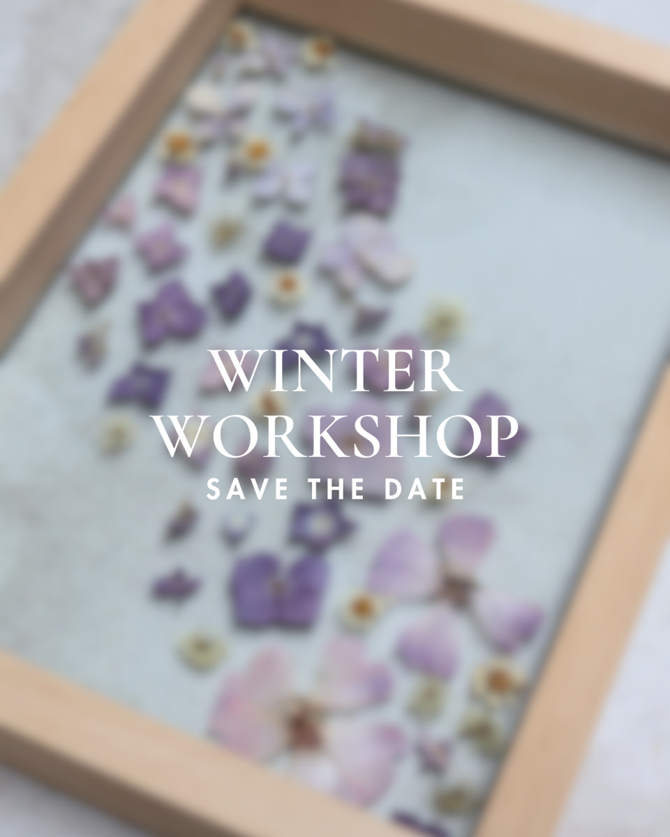 Winter Workshop: Make Your Own Flower Artwork – VELT Designs